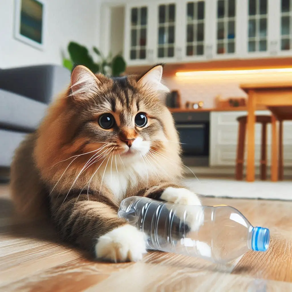 Como Usar Garrafas de Plástico para Brincadeiras Interativas com Gatos ...